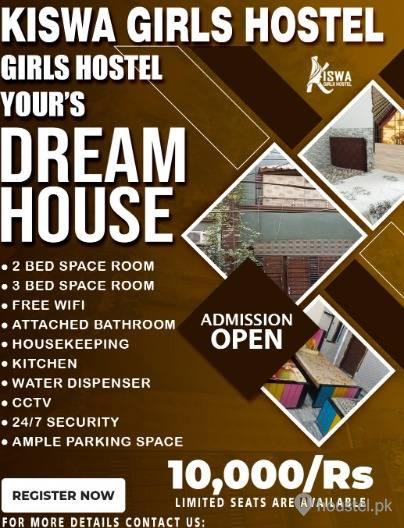 kiswa Girls Hostel - Girls Hostel in Johar Town Lahore near UMT ...